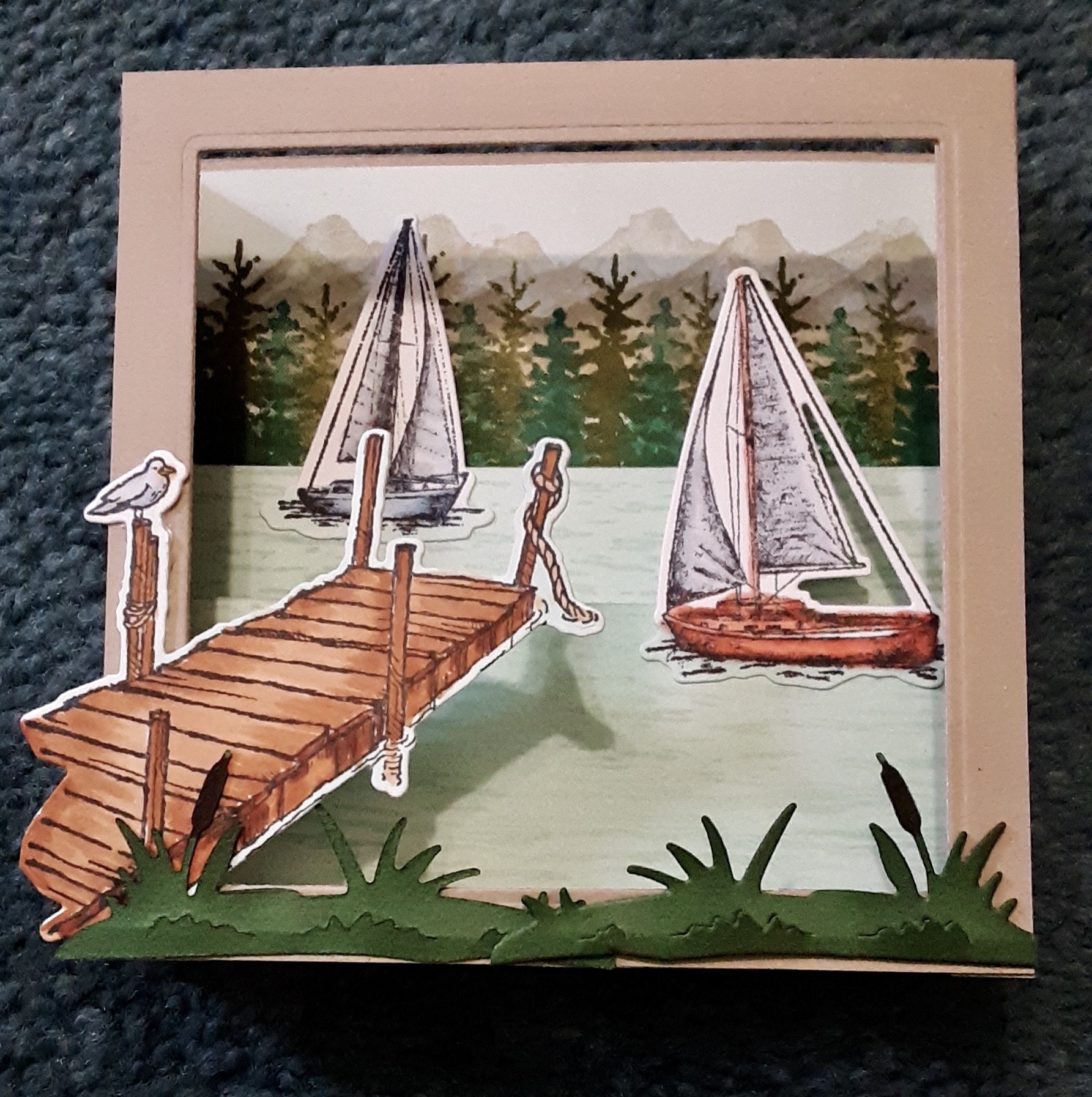 Serene Sailboats Card