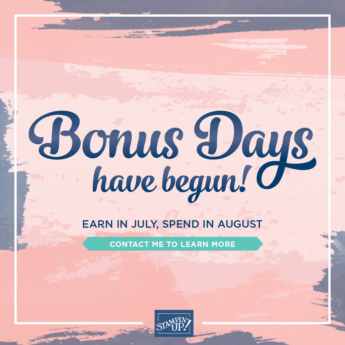 BONUS DAYS ARE HERE!