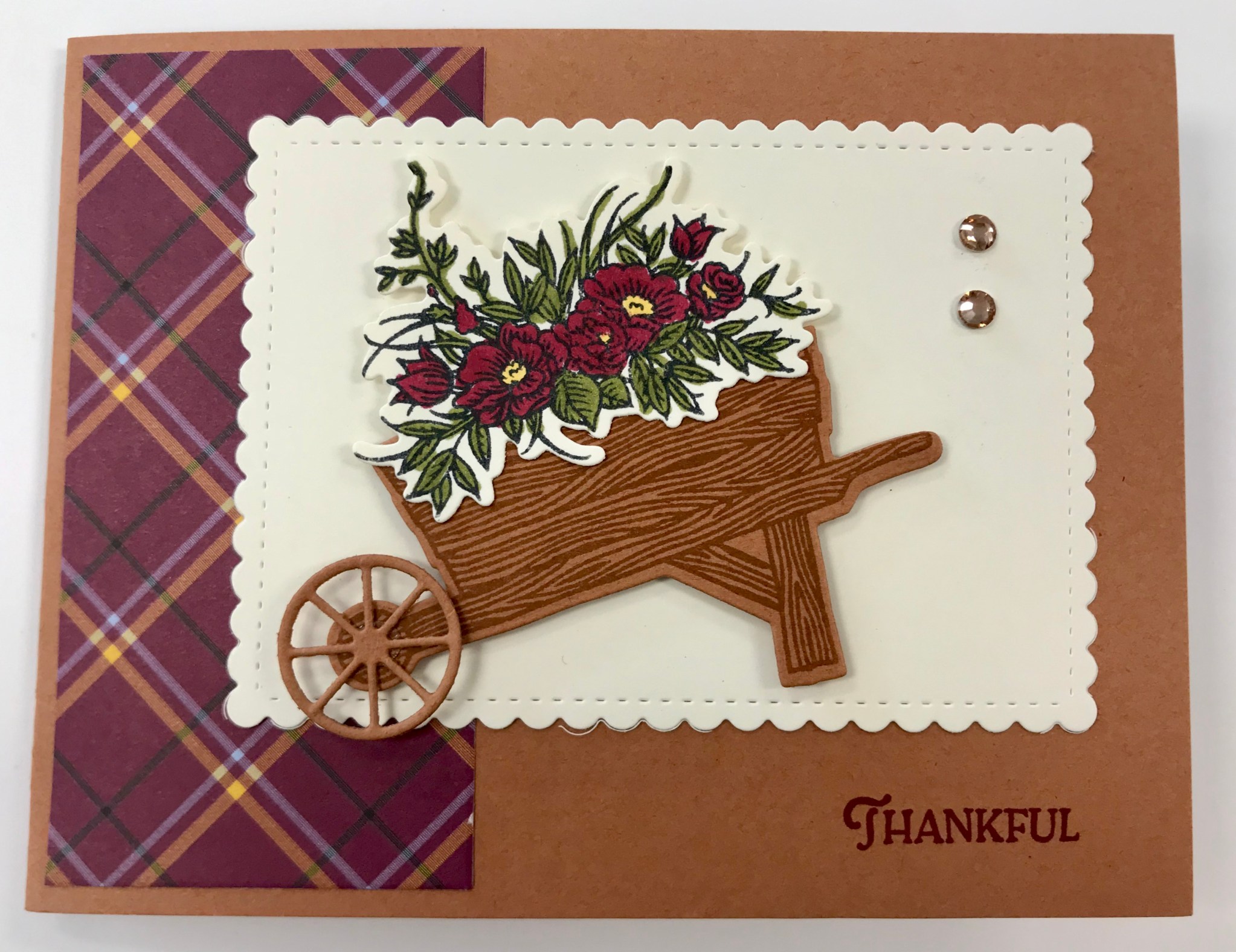 Simple Wheelbarrow Card