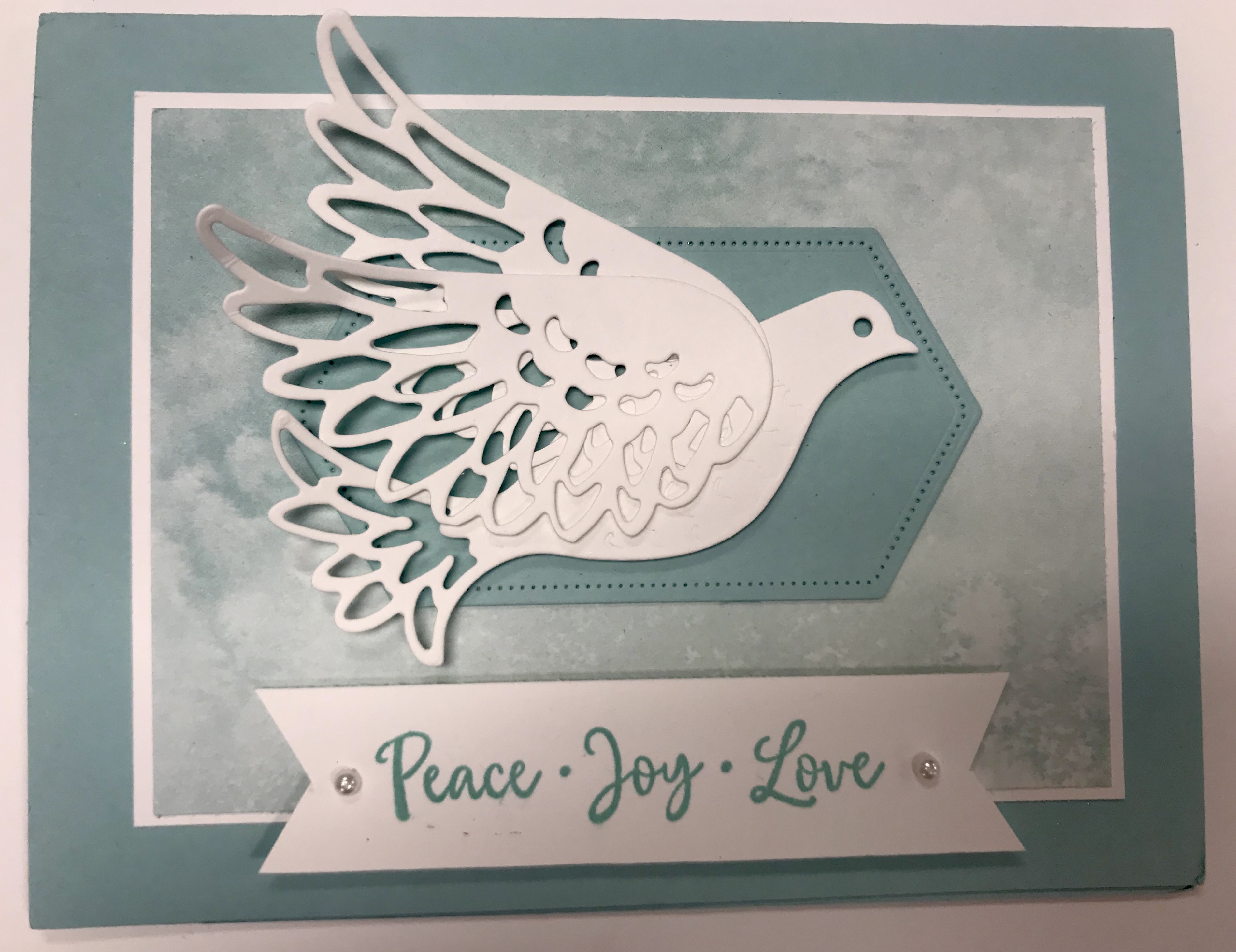 Detailed Dove Card