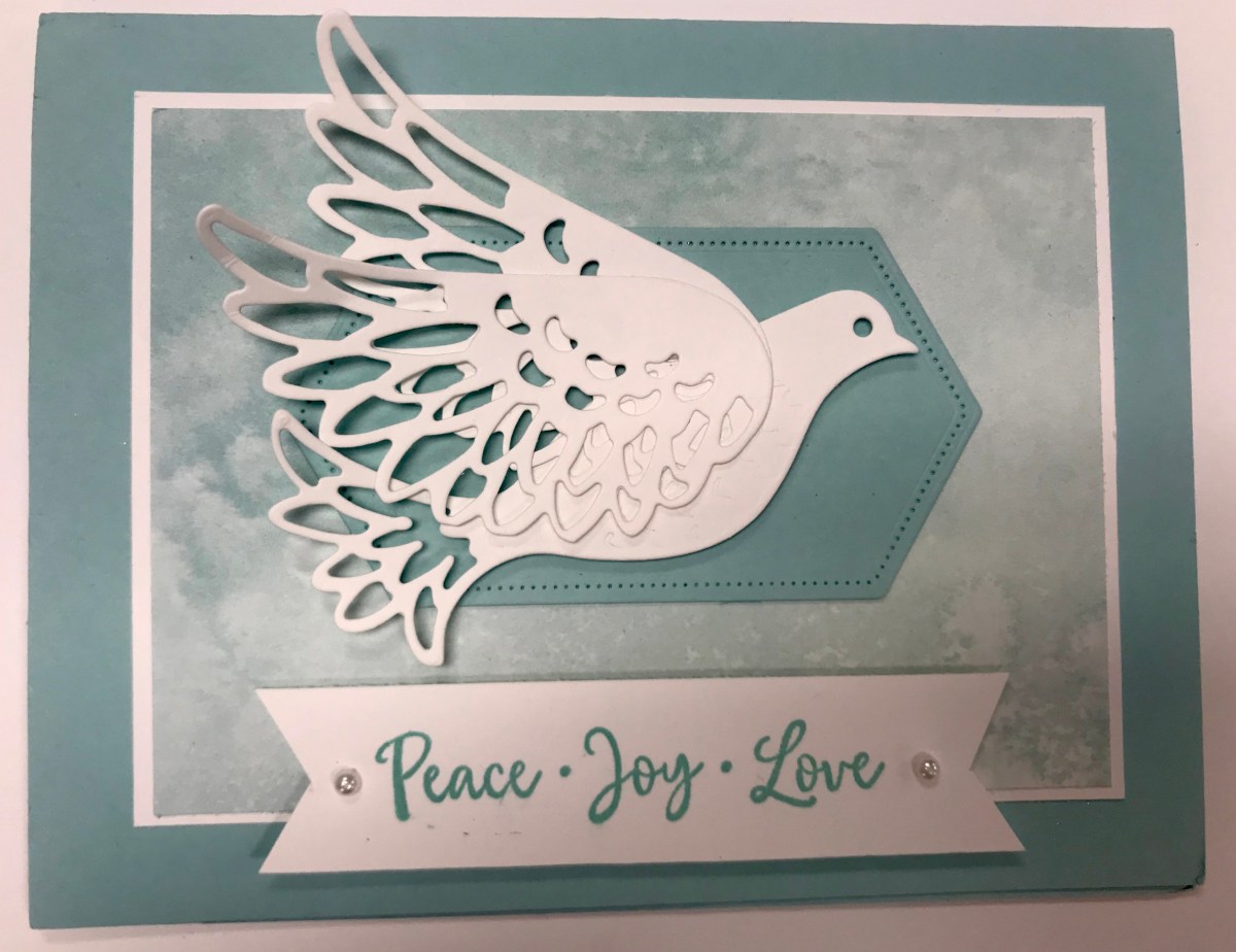 Detailed Dove Card