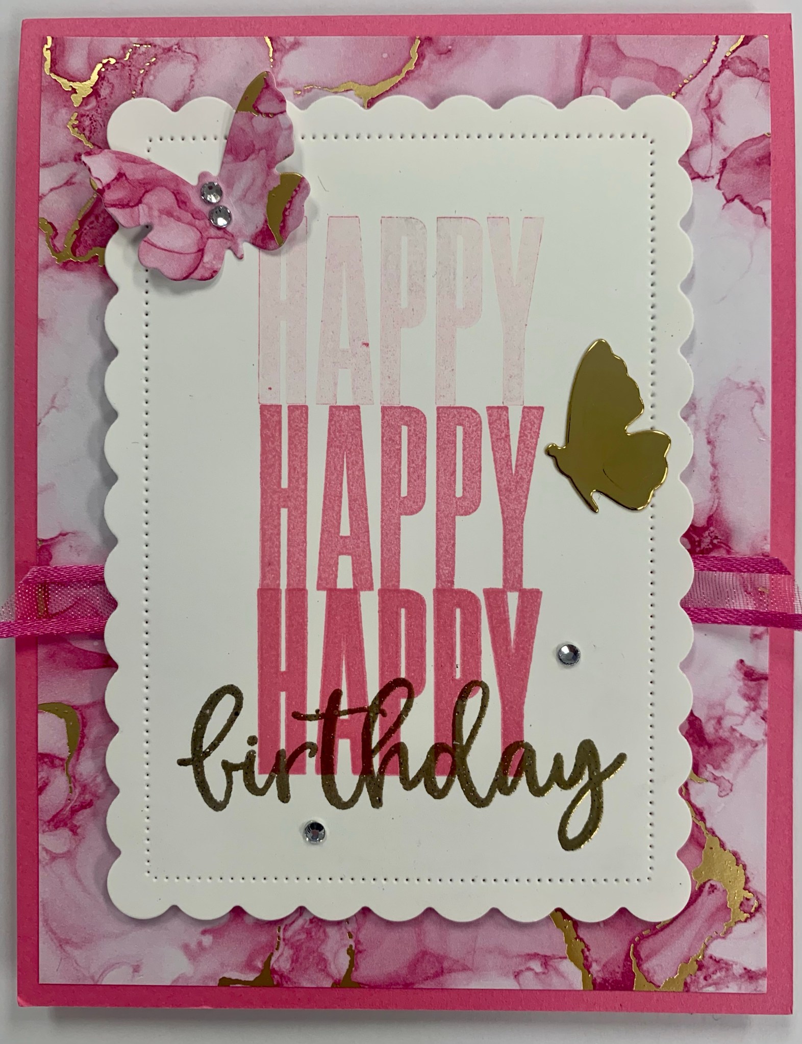 Polished Pink Birthday Card
