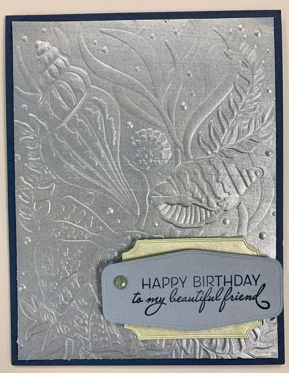 Simple Seashell Birthday Card