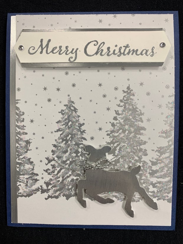 Simple Reindeer Christmas Card