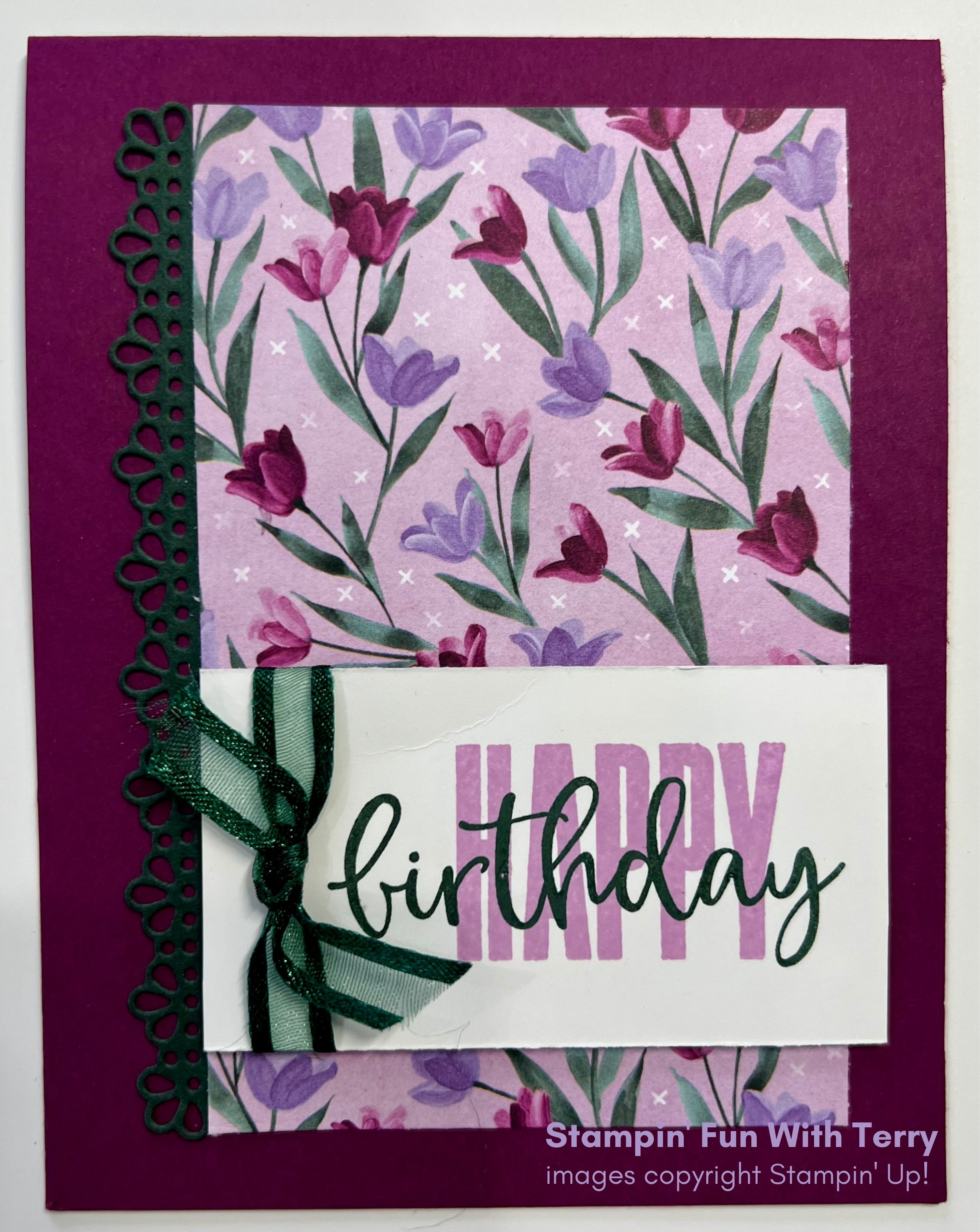 Simple Spring Birthday Card