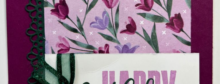 Simple Spring Birthday Card