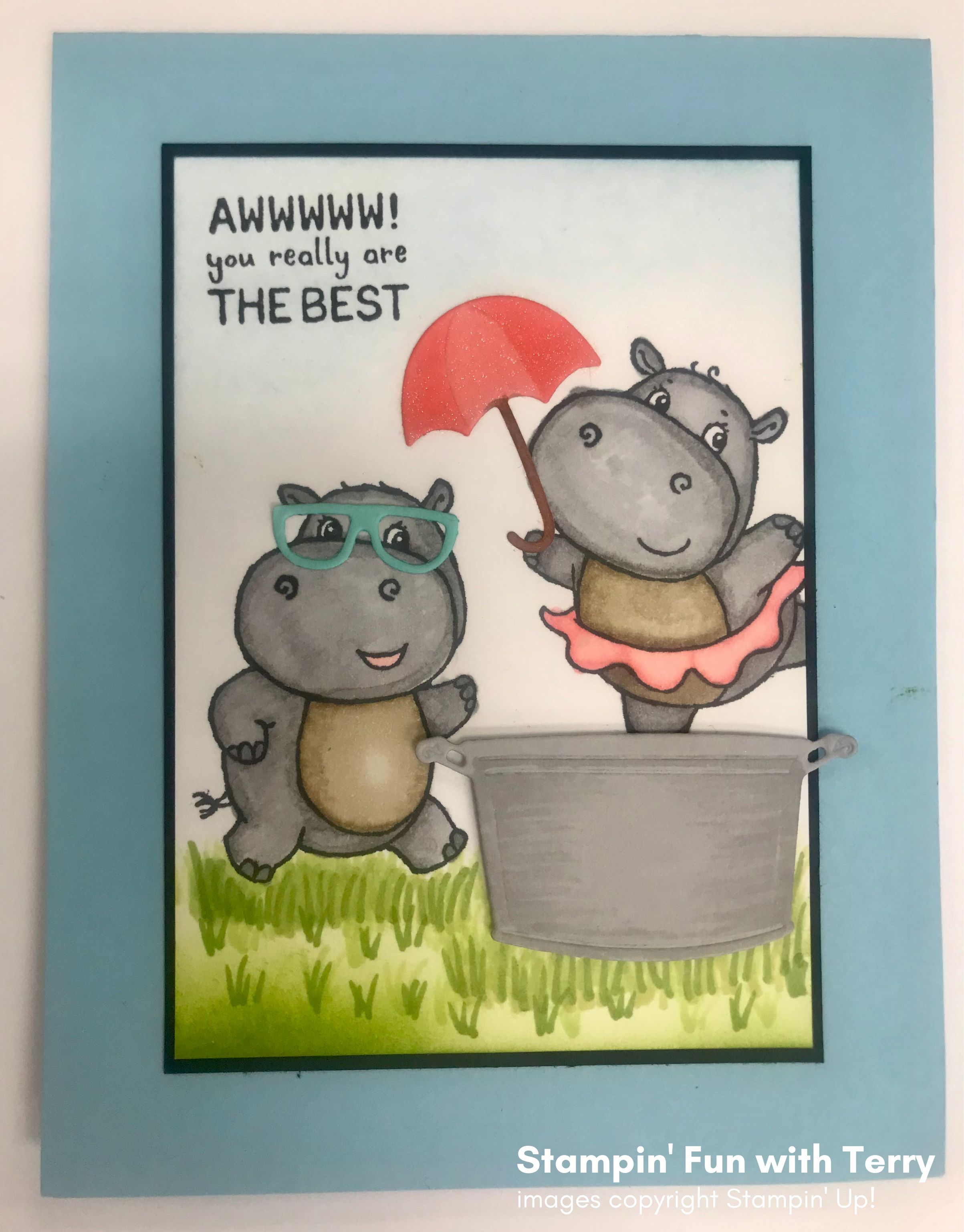 Saleabration Hippo Card