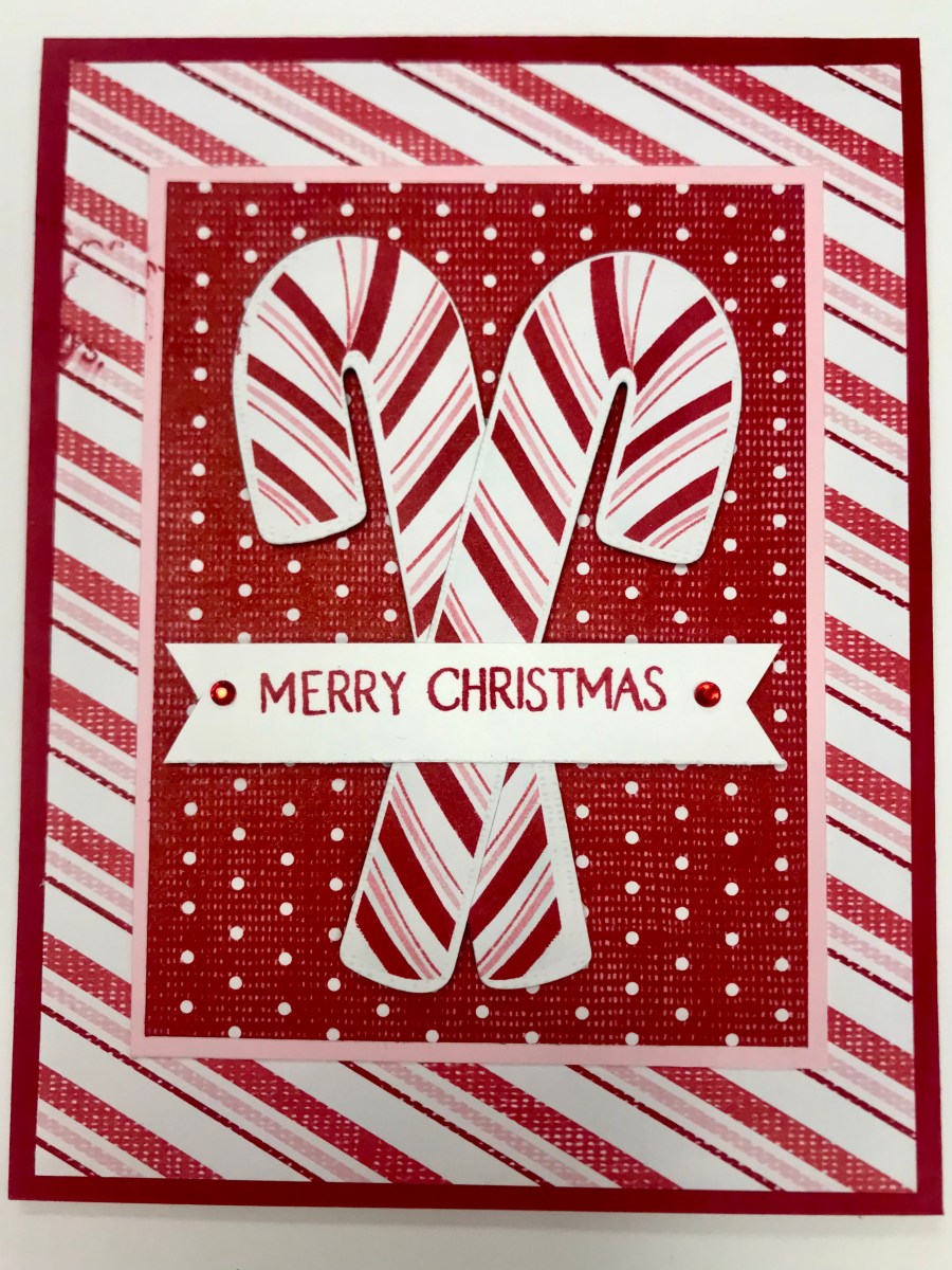 Sweet Candy Cane Card