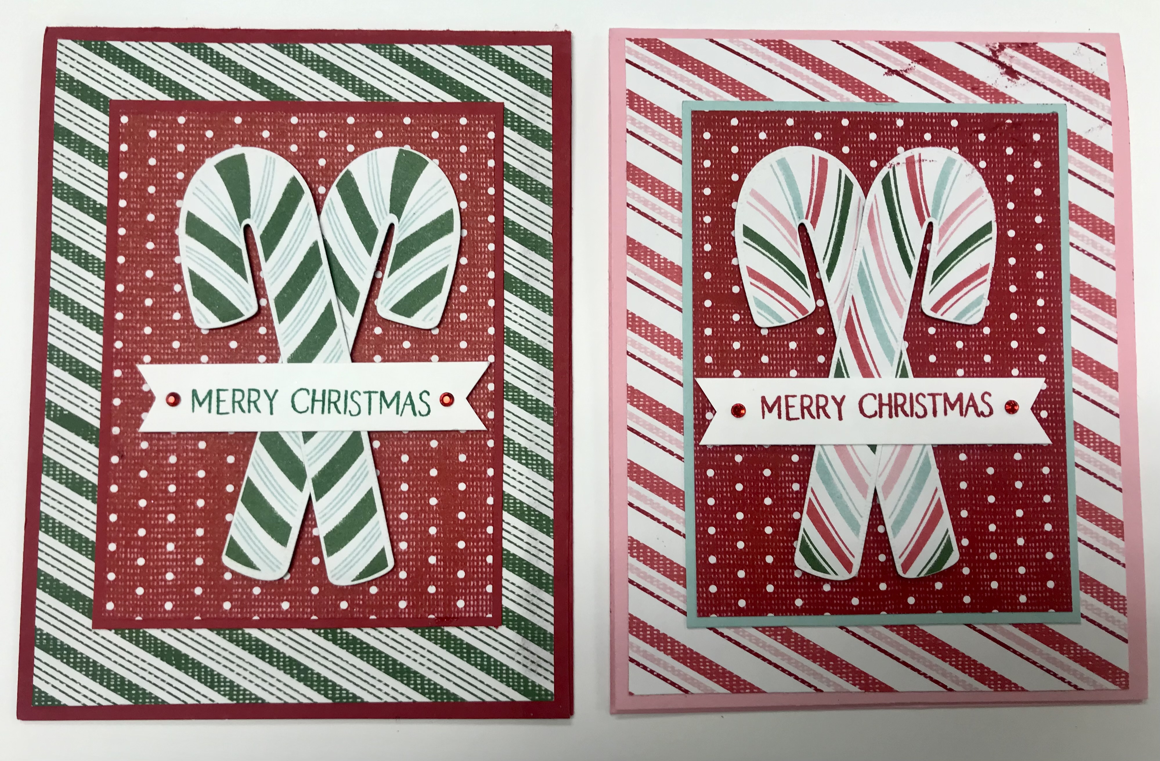 Sweet Candy Cane Card