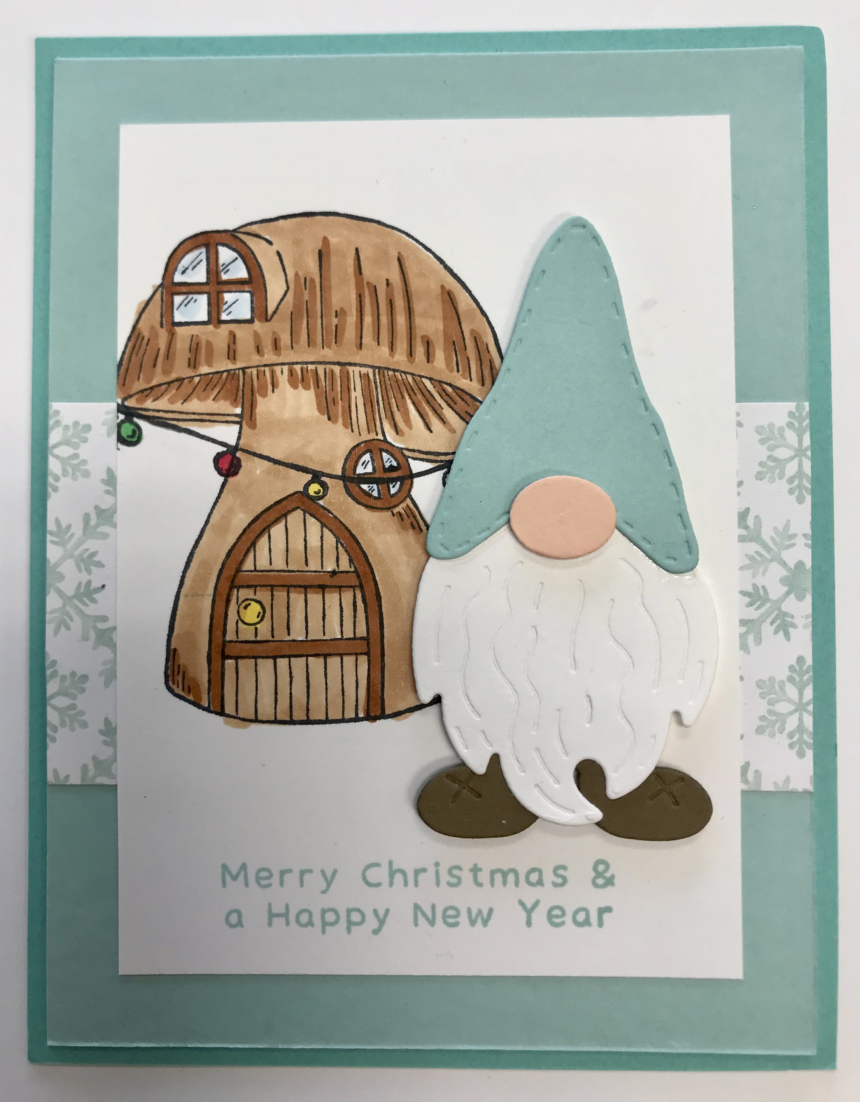Gnome Christmas Card