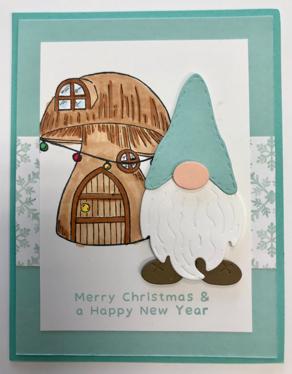 Gnome Christmas Card
