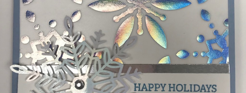 Simple Snowflake Holiday Card