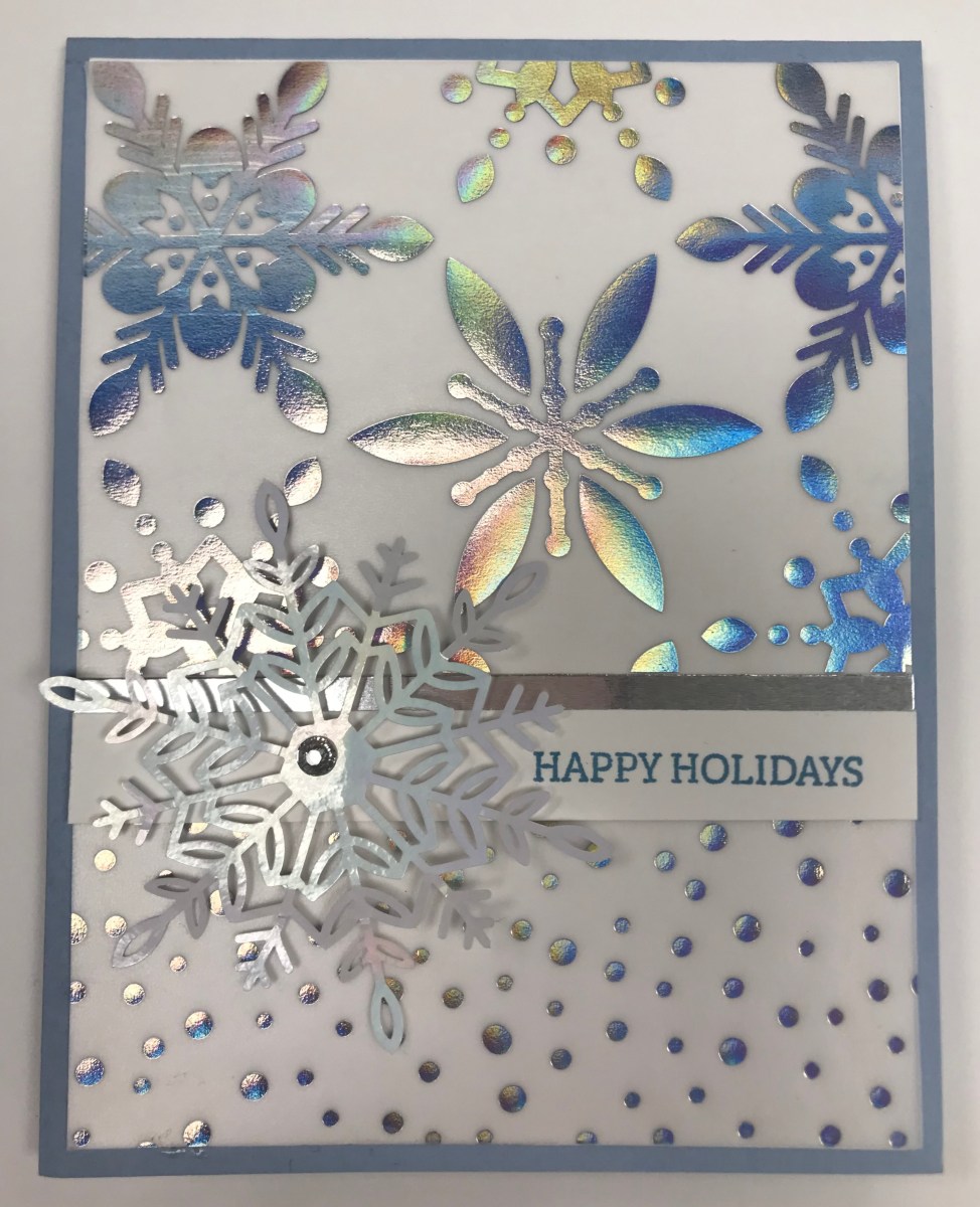 Simple Snowflake Holiday Card