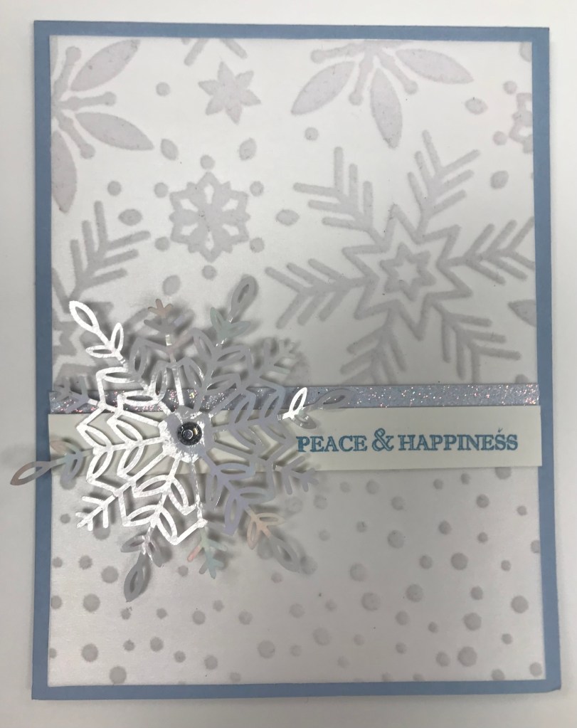 Simple Snowflake Holiday Card