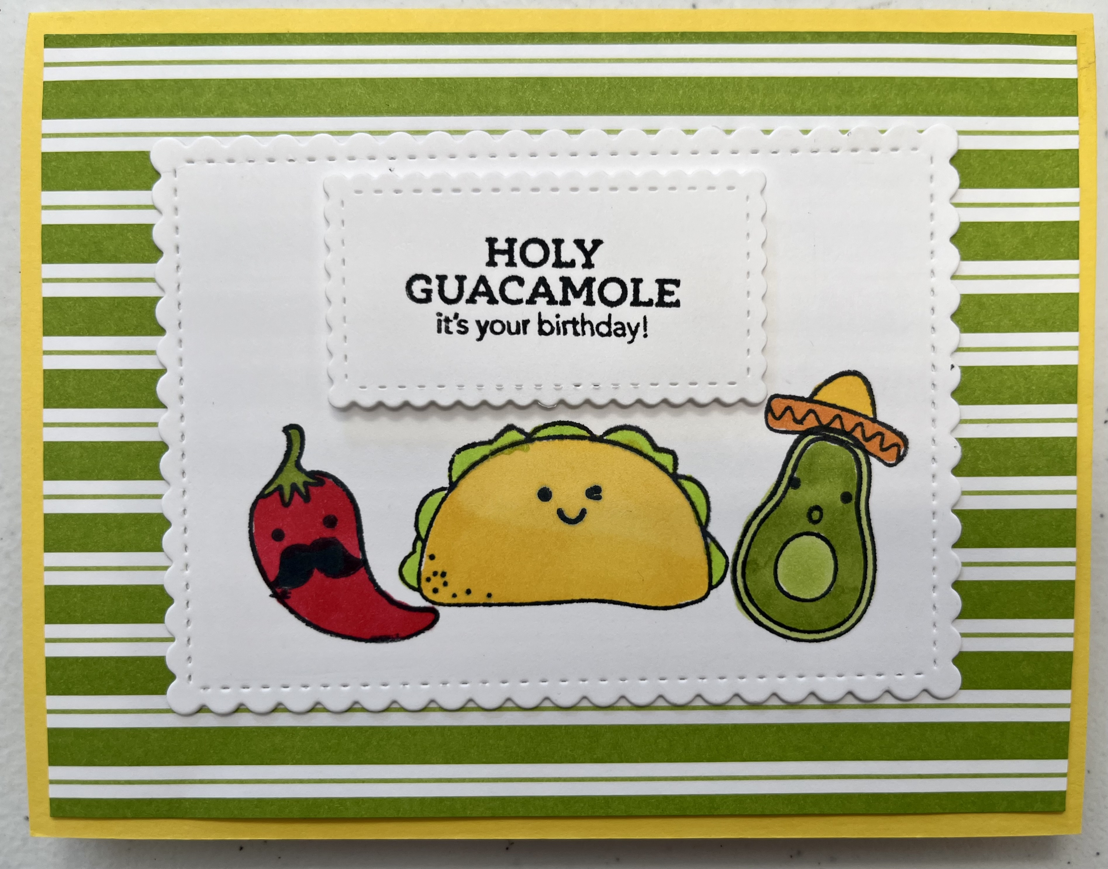Holy Guacamole Card