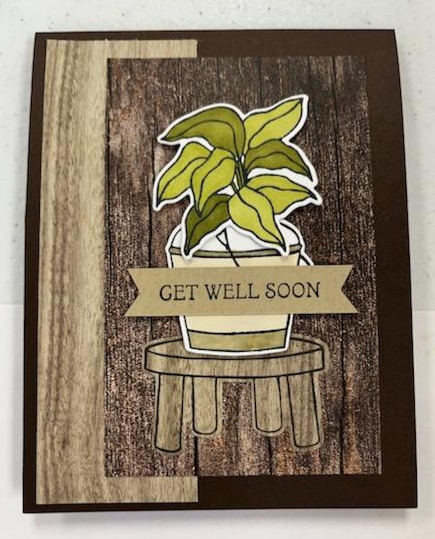 Rustic Country Flowers Card