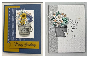 Rustic Country Flowers Card