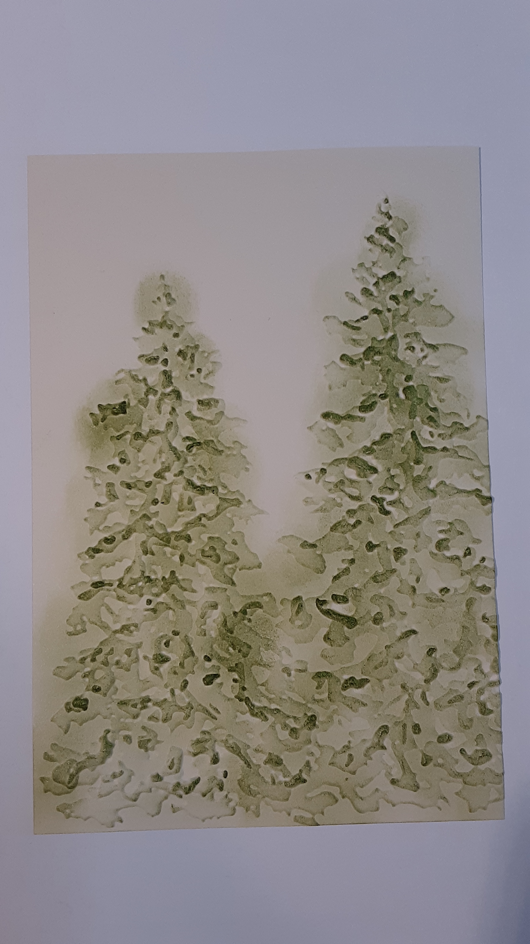 Painted Trees Card