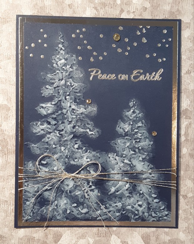 Simple Painted Trees Card