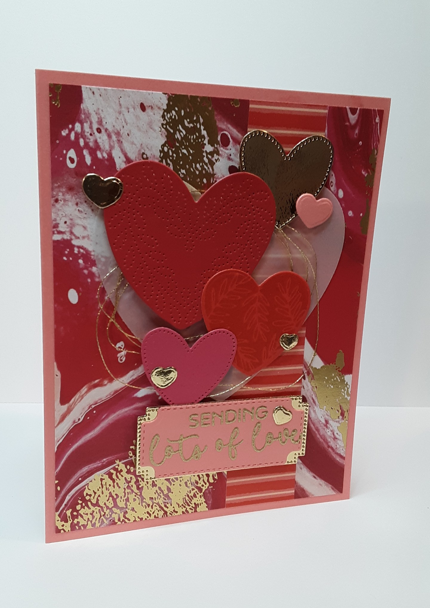 Simple Hearts of Elegance Card