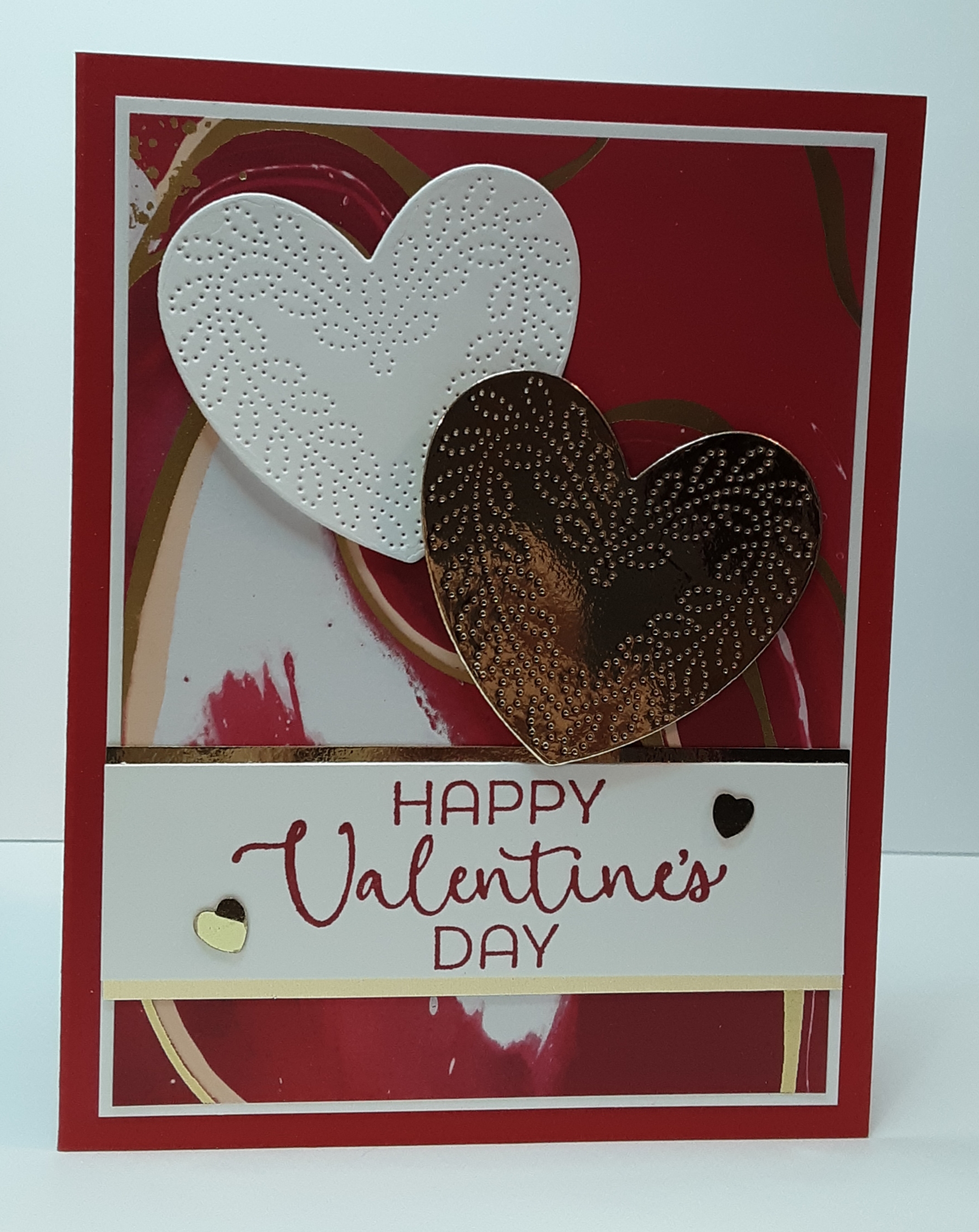 Simple Hearts of Elegance Card