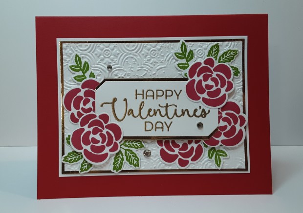 Flowered Valentine’s Day Card