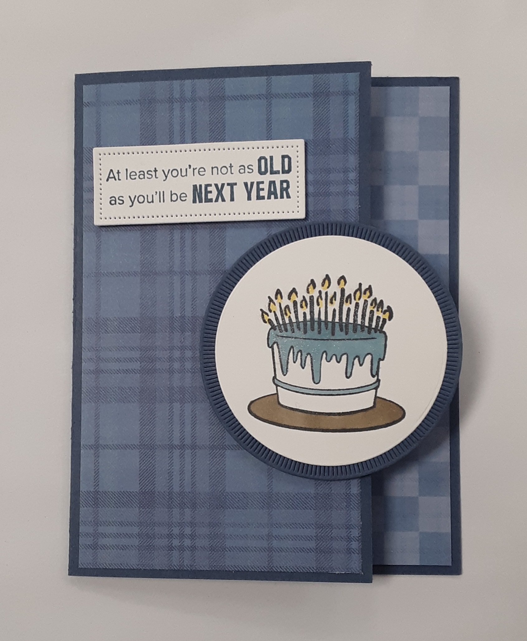 One More Year Fun Fold Card